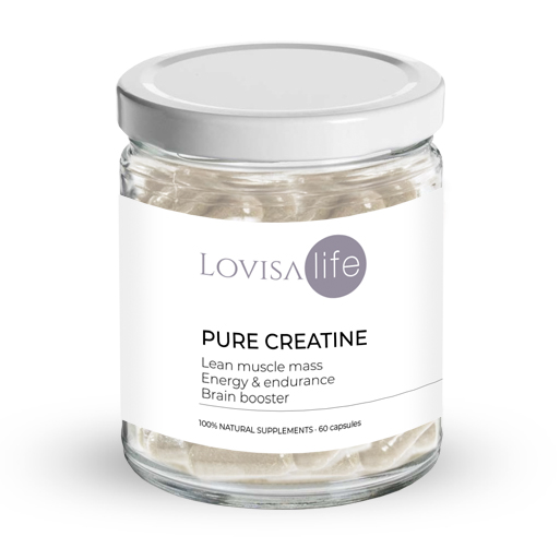 Pure Creatine – 60 capsules – @love2create