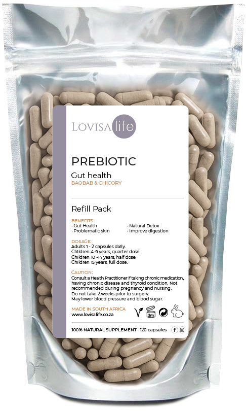 Prebiotic Refill Pack – 120 capsules – @love2create